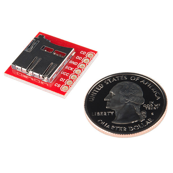SparkFun microSD Transflash Breakout – Hobby Engineering
