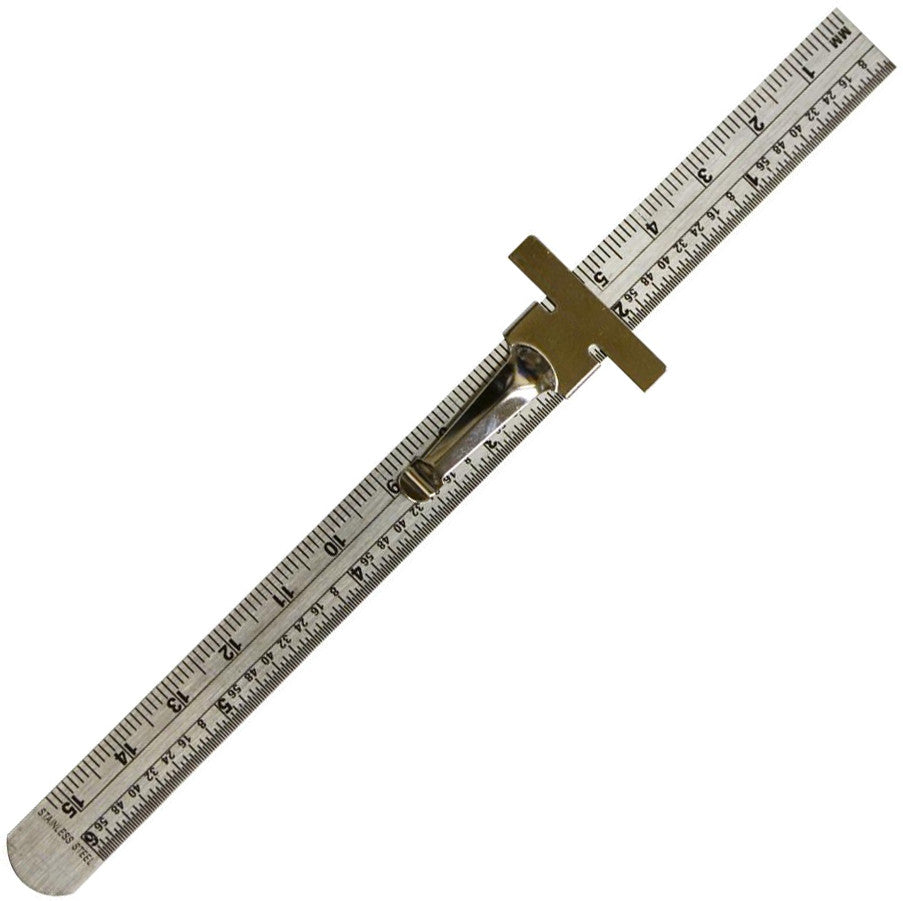 Ruler / Depth Gauge - 6" Metal – Hobby Engineering