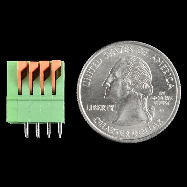 Spring Terminals - PCB Mount (4-Pin) – Hobby Engineering