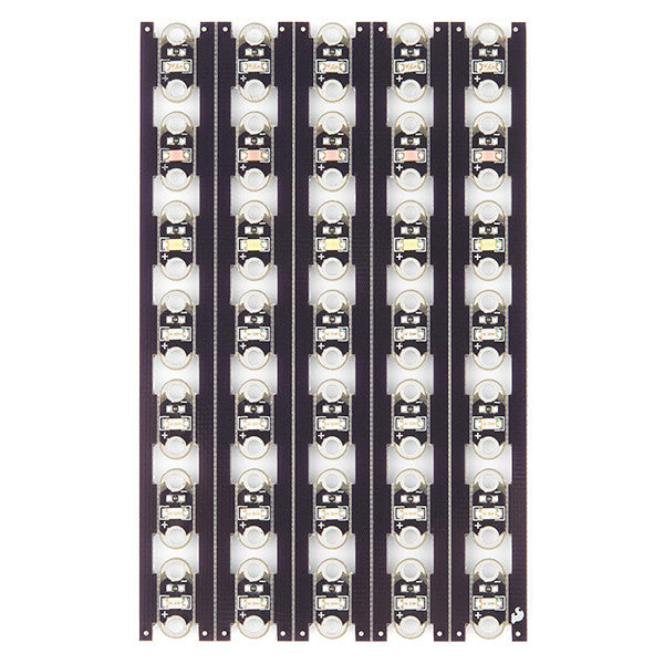 LilyPad Rainbow LED Panel (5 strips of 7 colors) – Hobby Engineering