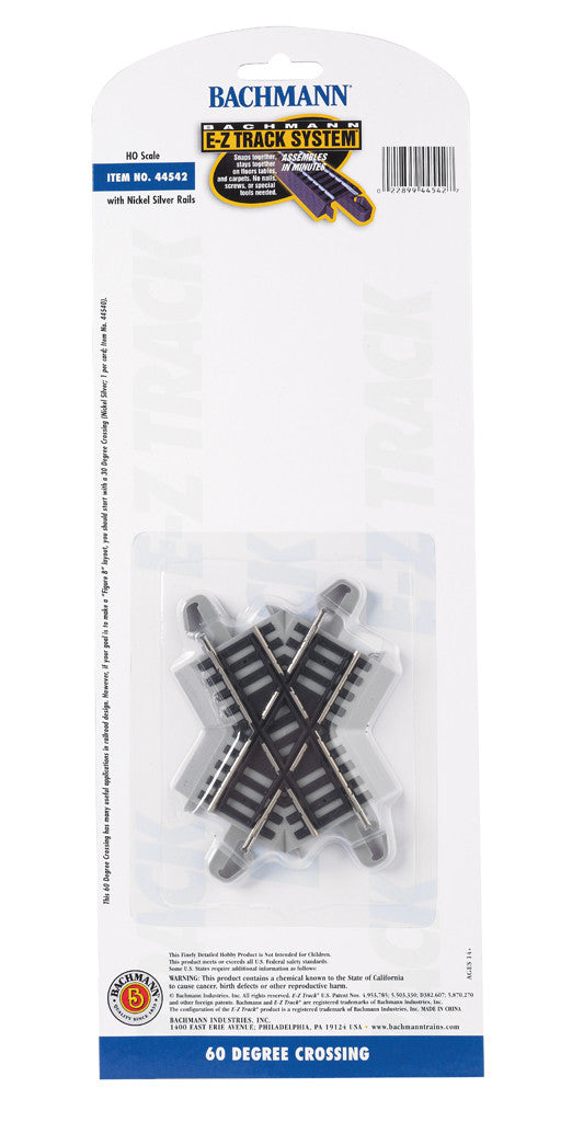 60 Degree Crossing (HO Scale) – Hobby Engineering