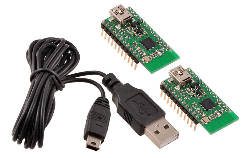 Wixel Pair (Fully Assembled) + USB Cable – Hobby Engineering